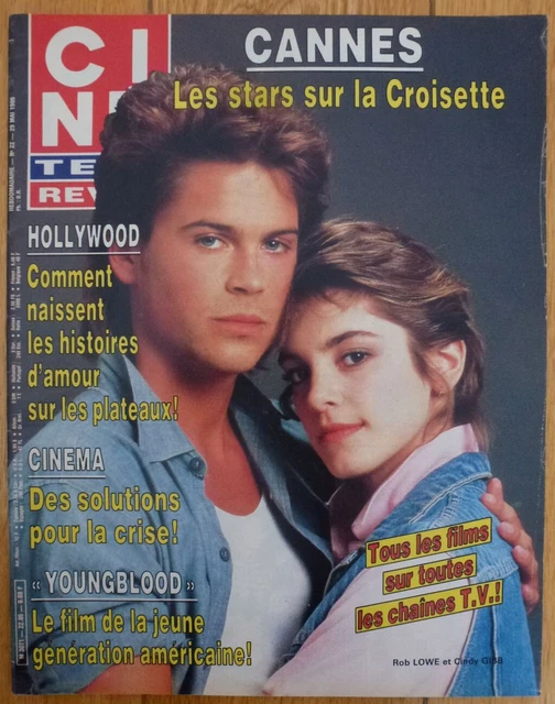 CINÉ TÉLÉ REVUE N° 22/1986 - Rob Lowe YoungBlood Stars à Cannes Jeff ...