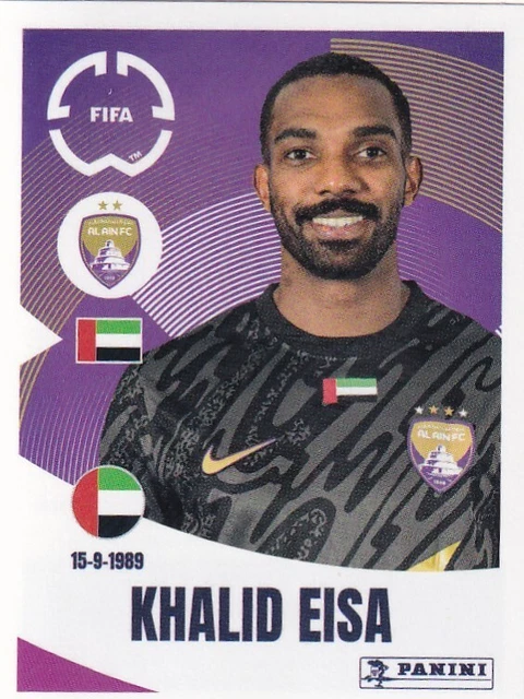 PANINI 2025 FIFA Club World Cup 25 Sticker No. 444 Khalid Eisa £1.20 ...