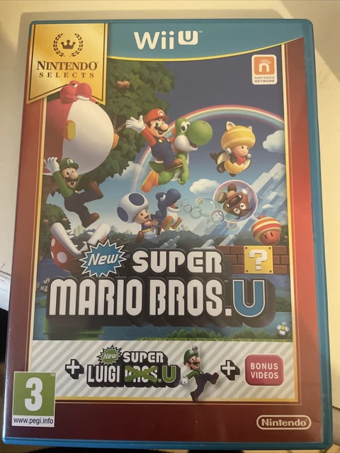 NEW SUPER MARIO Bros U + New Super Luigi U (Nintendo Selects) (Wii U ...