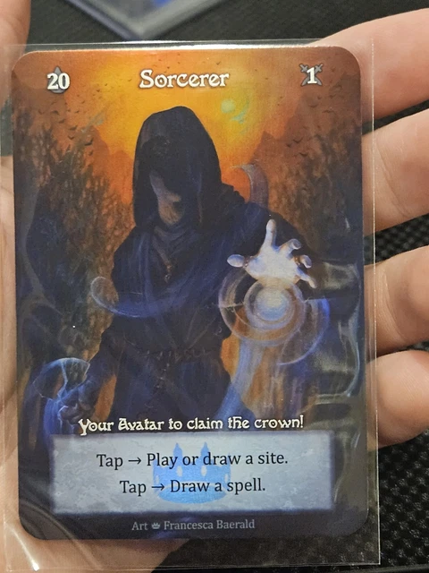 SORCERY CONTESTED REALM TCG Alpha Foil Prize Crown Stamped Sorcerer ...