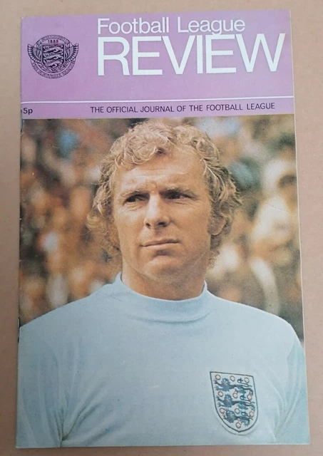 MAGAZINE - FOOTBALL League Review Vol 6 1971-1972 Bobby Moore West Ham ...