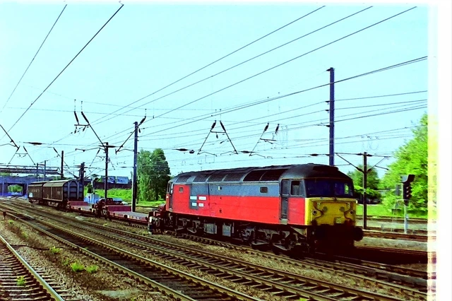 35MM RAILWAY COLOUR Negative Class 47 716 at Doncaster £1.75 - PicClick UK