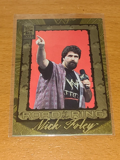 WWE WWF MICK Foley 2002 Fleer All Access Road To The Ring #98 EUR 2,07 ...