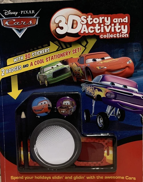 DISNEY PIXAR CARS 3D Story And Activity Collection Stickers Badges ...