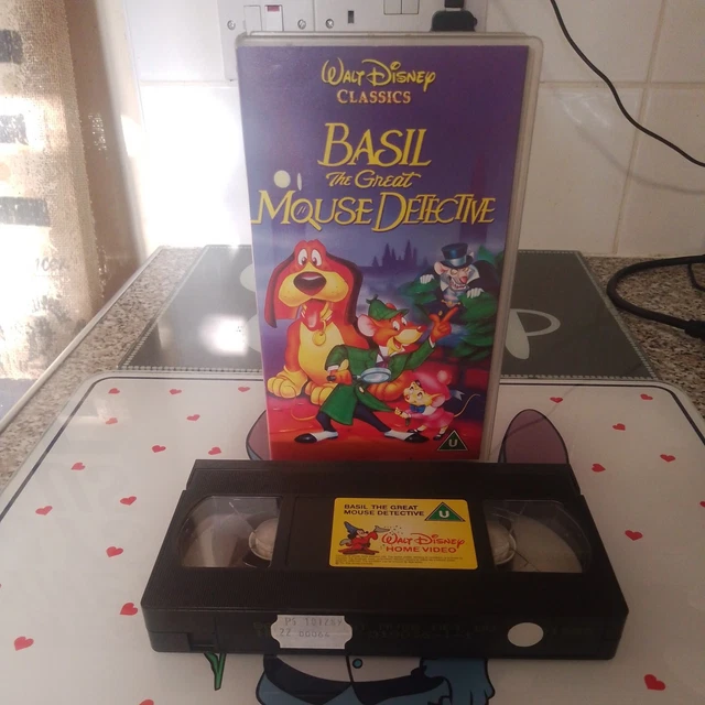 BASIL AND THE Great Mouse Detective: Walt Disney Classics (VHS, 1995 ...