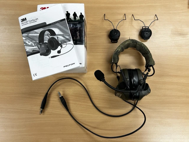 ORIGINAL 3M PELTOR Comtac XPI Dual Com Headset NATO + Helmaufnahme ...