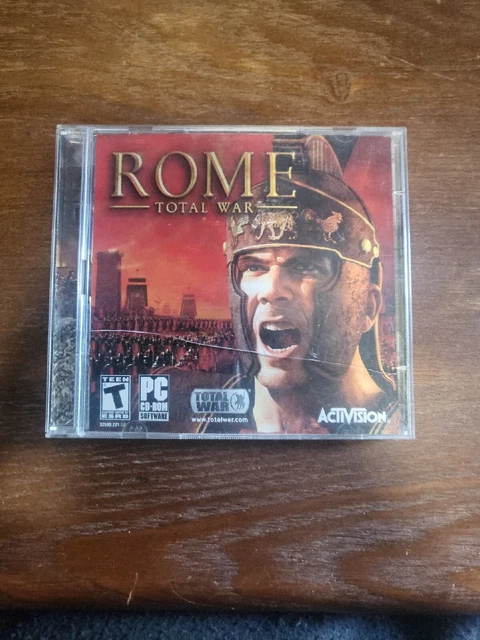 ROME TOTAL WAR PC Cd-Rom Activition Double Disk Window 98 CIC $10.00 ...