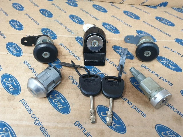 FORD FIESTA MK3 LOCKSET Plus 4keys Genuine Ford not a copy £120.00 ...