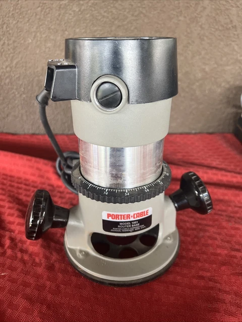 PORTER CABLE MODEL 1001 Router Base, 6902 Heavy Duty Motor 1.75HP ...