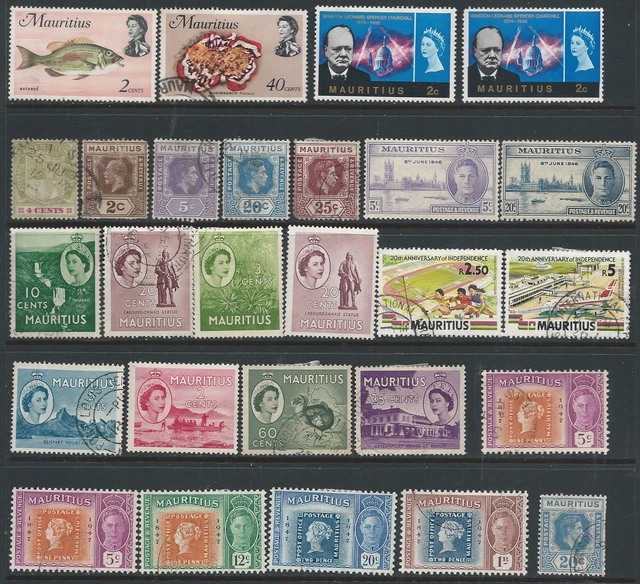 BRITISH COLONIES & TERRITORIES: MAURITIUS 4 scans. £2.51 - PicClick UK