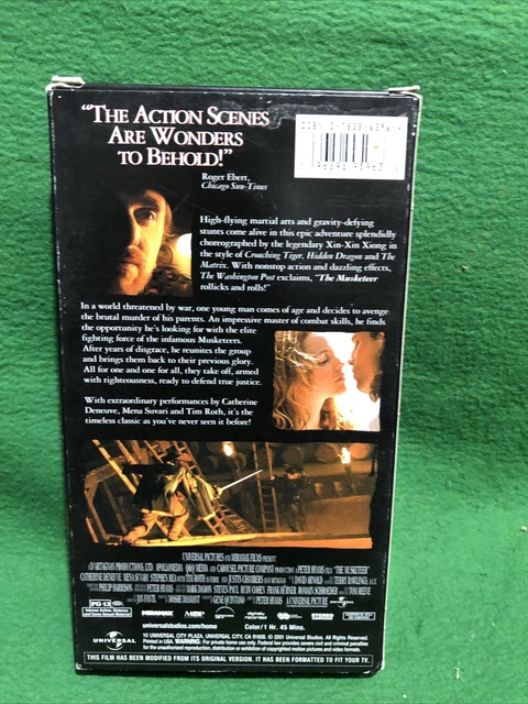 THE MUSKETEER (VHS, 2002) Catherine Deneuve, Tim Roth Brand New Sealed ... THE MUSKETEER (VHS, 2002) Catherine Deneuve, Tim Roth Brand New Sealed ...