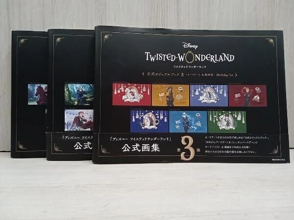 DISNEY TWISTED WONDERLAND Official Visual Book 1,2,3 Set Art USED £105.41 - PicClick UK