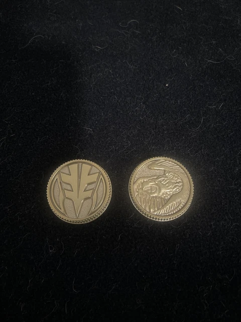 ORIGINAL LEGACY MORPHER White Tiger Power Rangers Coin Tiger And Falcon ...