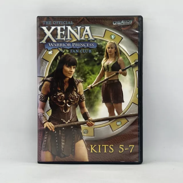 THE OFFICIAL XENA Warrior Princess Fan Club Kit 5-7 2-Disc DVD Set $199 ...