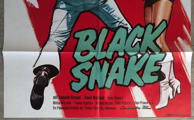 BLACK SNAKE (SWEET Suzy)1973 Russ Meyer Anouska Hempel Affiche ...
