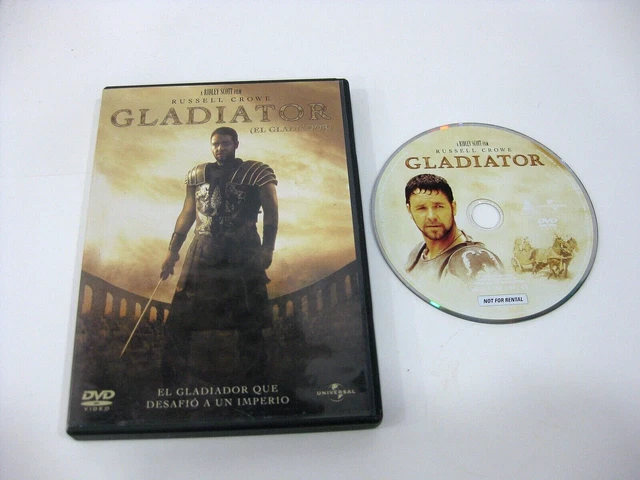 GLADIATOR DVD RUSSELL Crowe Joaquin Phoenix Connie Nielsen Oliver Reed ...