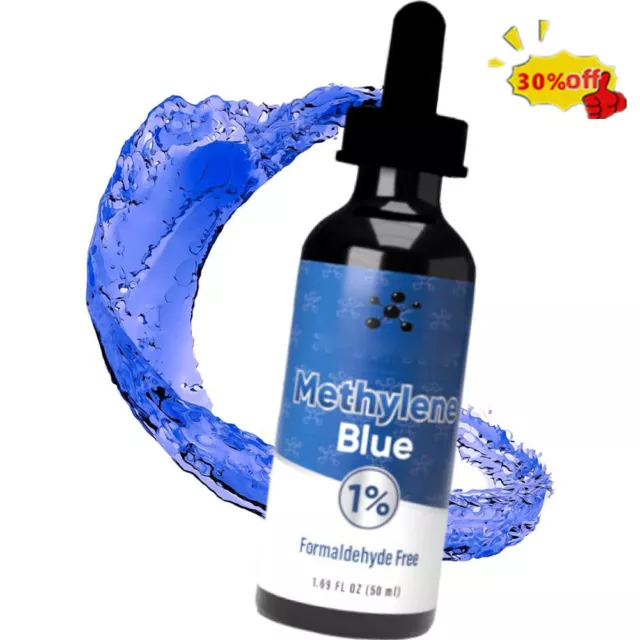 METHYLENE BLUE DROPS High Purity for Health Support 60ml ho t Z1Q8 EUR ...