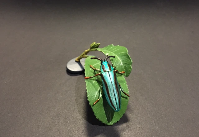 RARE YUJIN KAIYODO Japanese Jewel Beetle Insect PVC Figure Model £31.35 ...