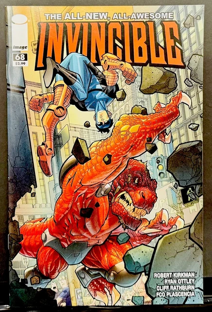 INVINCIBLE # 68 1st Dinosaurus [1st Print 2003 Comic Image] NM HTF Kirkman $249.00 - PicClick AU