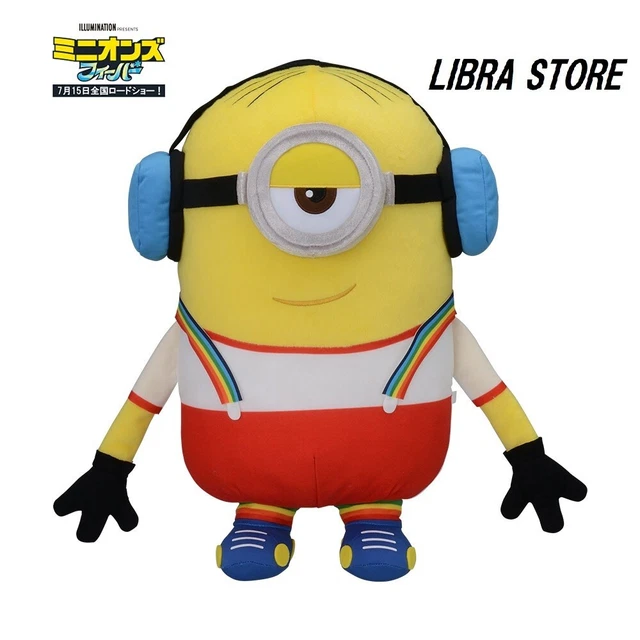 RARE MINIONS STUART Mega Grand Poupée Peluche Rouleau Patin Ex Envoi ...