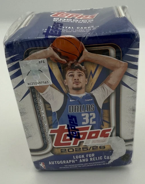 TOPPS 2025-26 NBA Flagship Value Box - Basketball Card Collectible ...
