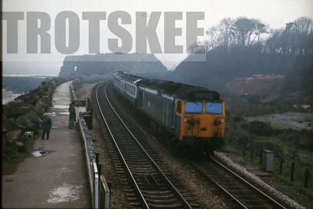 35MM SLIDE BR British Railways Diesel Loco Class 50 50049 Dawsley 1976 ...
