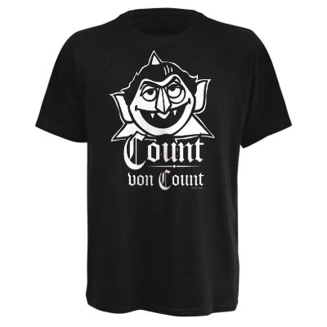 SESAMSTRASSE - COUNT Von Count T-Shirt schwarz EUR 20,00 - PicClick DE