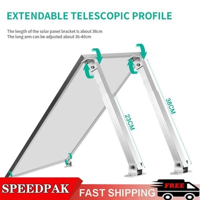 SOLAR PANEL FLOOR Mount Mount Adjustable Roof Mounting T.1 J6B2 £62.42 ...