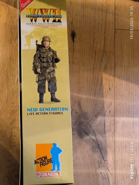 ACTION FIGURE 1/6 Dragon Lukas Koch Fallschirmjager Monte Cassino MG ...
