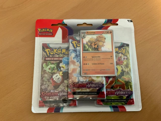 POKEMON 184-60397 POKÉMON-TCG-BOOSTER-PACKUNG mit Scharlachrot und ...