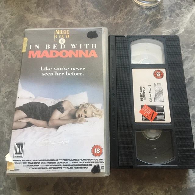 IN BED WITH Madonna VHS £6.00 - PicClick UK