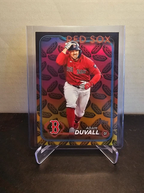 ADAM DUVALL 2024 Topps Series 2 ️ HOT DOG FOIL PARALLÈLE #376 Red Sox ...