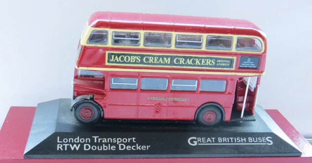 GREAT BRITISH BUSES - London Transport RTW Double Decker On Stand Model ...