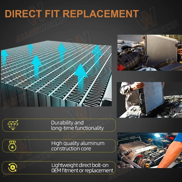 Premium Radiator For Mitsubishi Shogun Pajero 2 8l Turbo Diesel 1993