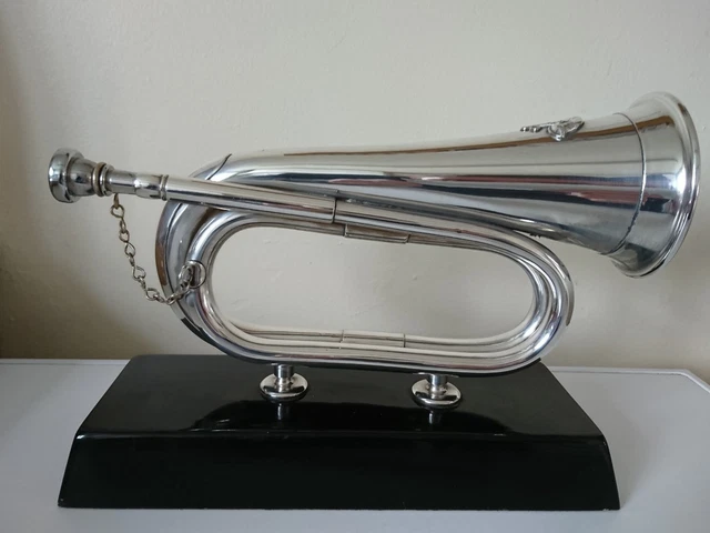LIGHT INFANTRY, THE rifles silver plated presentation bugle £160.00 ...