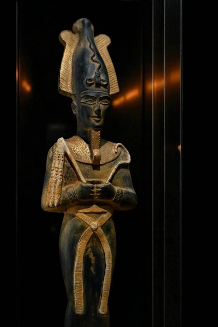 RARE BC OSIRIS Statue Ancient Egyptian God of Afterlife Stone Artifact Egypt £108.72 - PicClick UK