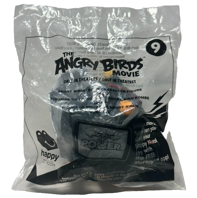 BOMB CHARACTER FIGURE Angry Birds Movie McDonalds Happy Meal Toy 2016 ...