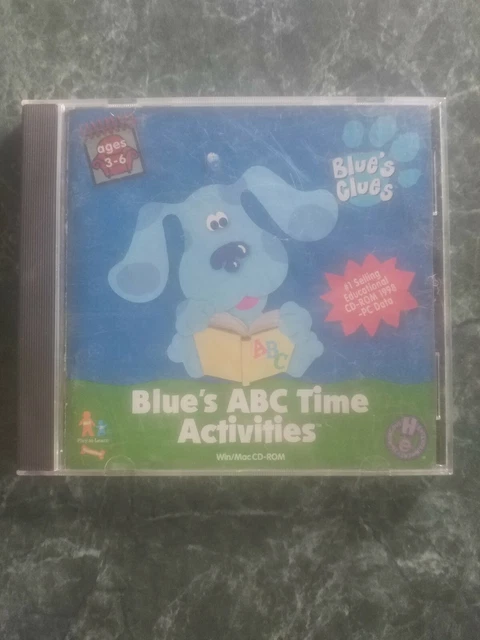 BLUE'S CLUES ABC TIME ACTIVITIES Windows/MAC Game Jewel Case CD-ROM ...