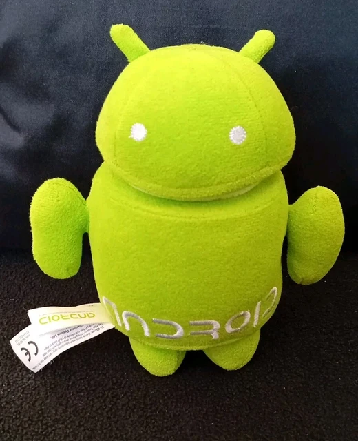 RARE GREEN GOOGLE Plush "Android" Robot With Full Swivel Head. £12.99 ...