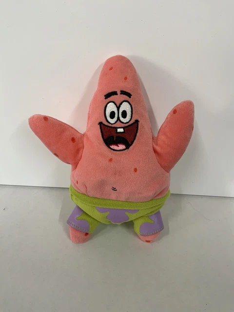 TY PATRICK STAR Soft Toy From Spongebob Squarepants 2006 7” £8.50 ...