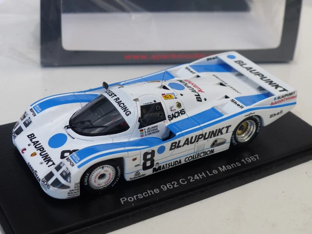 PORSCHE 962C #8 des 24 Heures du Mans 1987 Spark S9872 1:43e Le LM EUR 79,95 - PicClick IT