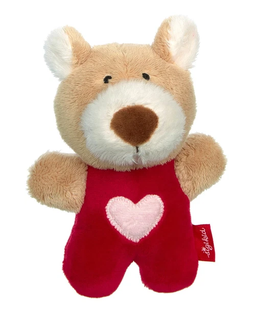 SIGIKID 42800 RATTLE Bear Red Stars Girls Baby Toy Recommended from ...