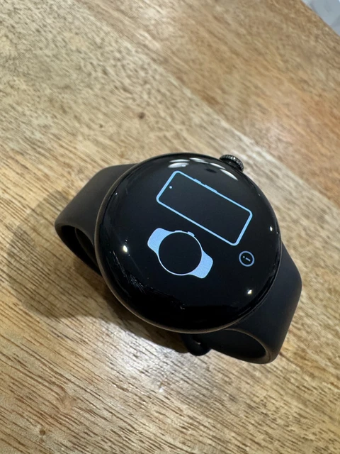 GOOGLE PIXEL WATCH Black Stainless Steel Case Active Band £57.99 ...