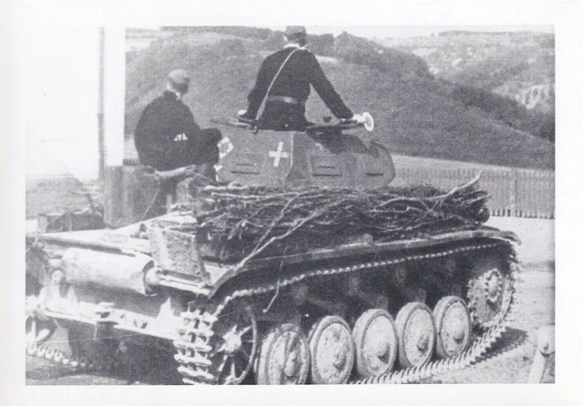 RARE HEINZ NOWARRA Photo WWII GERMAN PZKW PANZER II TANK Rear Oblique ...
