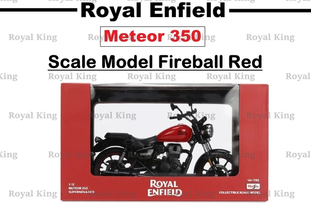 ROYAL ENFIELD METEOR 350 "Scale Model Fireball Red" EUR 83,41 - PicClick FR
