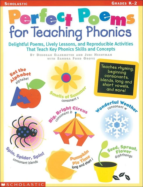 PERFECT POEMS FOR Teaching Phonics (Grades K-2) $5.81 - PicClick