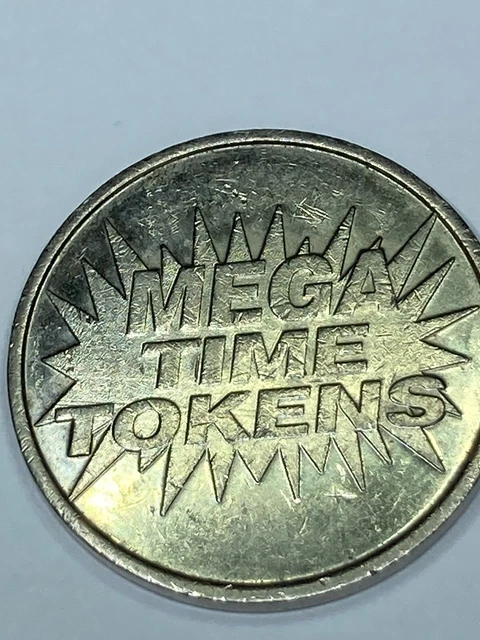RARE MEGA TIME TOKENS arcade token #ce1 £5.28 - PicClick UK