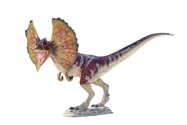 DILOPHOSAURUS DINOSAUR LIFESIZE Models Statue Jurassic Figure Realistic ...
