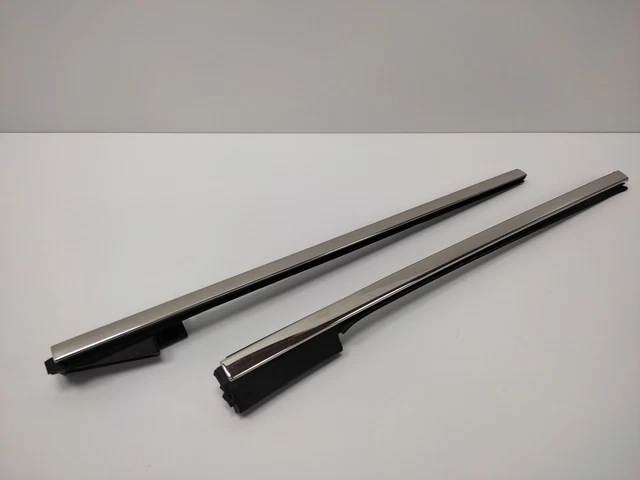 ORIGINAL ASTON MARTIN DB9 2x molding chrome strip triangle window rear ...