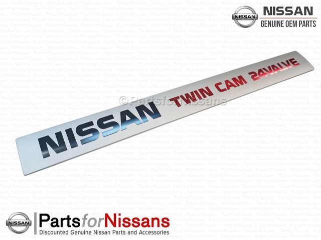 INSIGNE ORNEMENTAL MOTEUR authentique Nissan R32 R33 Skyline GTR ...